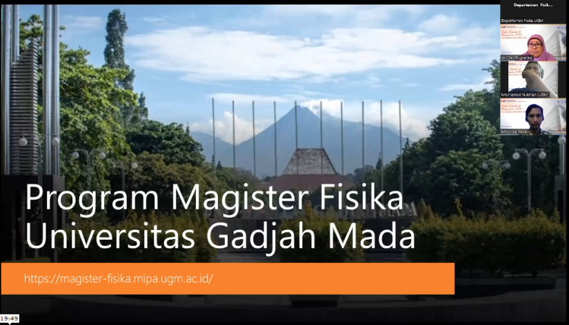 Welcoming New Postgraduate Students, Department of Physics Introduces ...